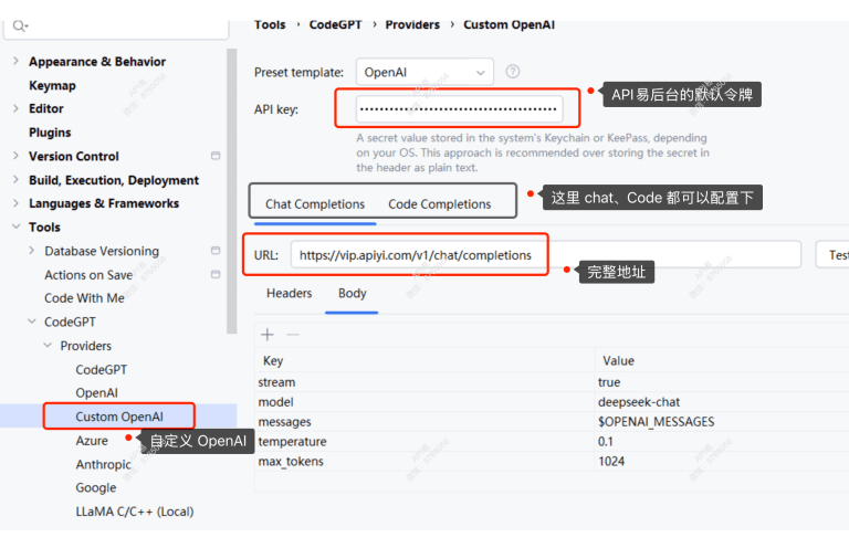 Idea 插件「codegpt」接入 Deepseek Api 教程：打造智能编程助手 Api易 帮助中心