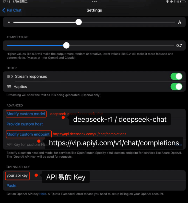 Pal Chat 接入 Deepseek 教程：打造专属 AI 聊天助手 #iOS APP